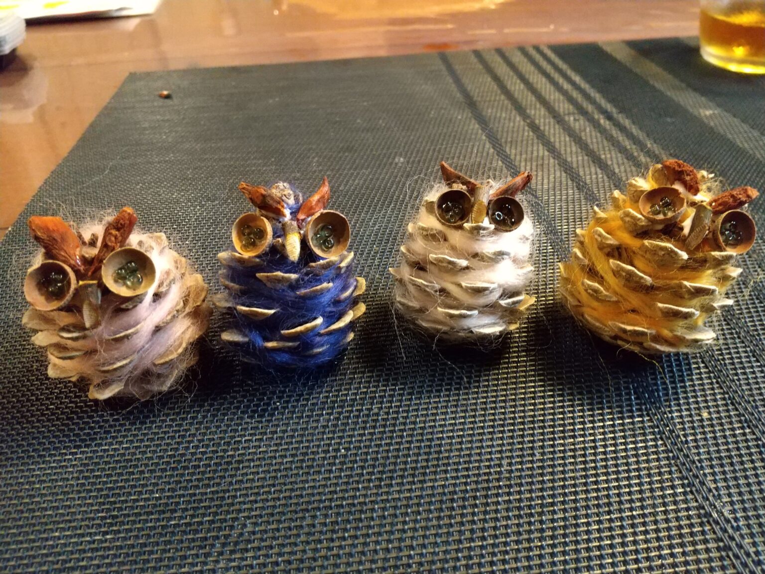 松ぼっくりでフクロウをつくる 雑木の有効利用【その13】 | たてしな林産～薪販売～